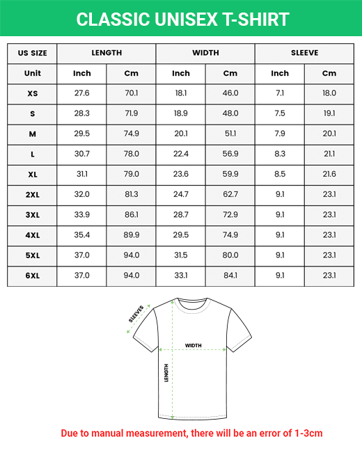 Sizing Charts - Ozinpic